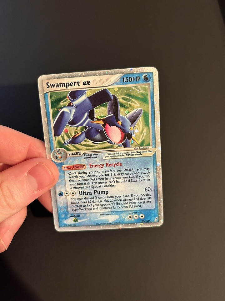 Swampert ex - 98/100 - EX Crystal Guardians - Vintage ex Pokémon Card ...