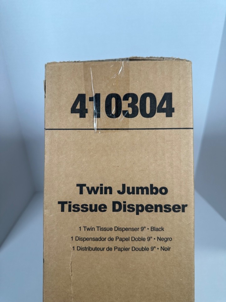 SOFIDEL America 9" Twin Jumbo Tissue Dispenser JT209-05 Black Brand New ...