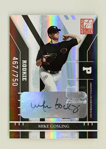 2004 Donruss Elite #160 Mike Gosling Auto Rookie Arizona Diamondbacks | eBay