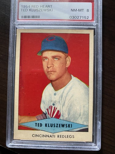 1954 Red Heart Ted Kluszewski PSA 8 | eBay