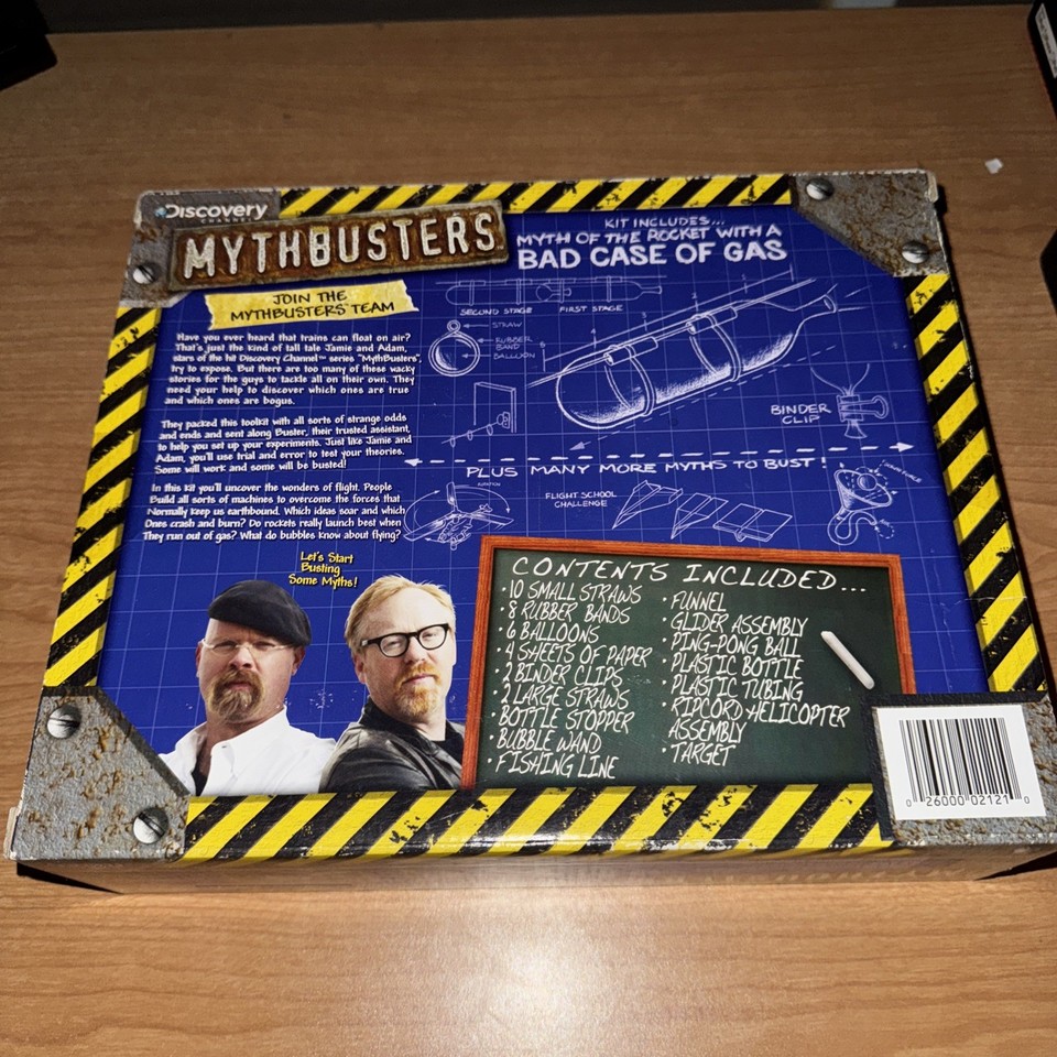 MythBusters Science Kit Forces of Flight Discovery Experiment Brain ...