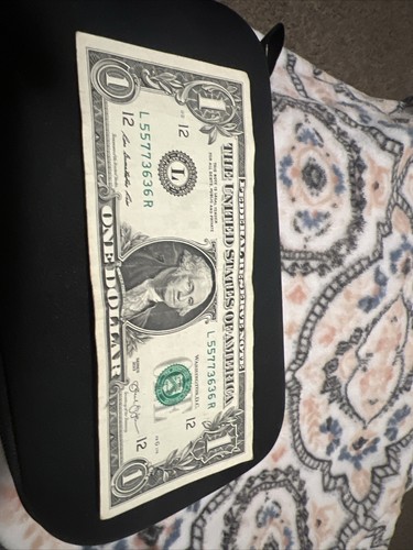 2013 One dollar bill Rare Fancy Serial Number L55773636R | eBay