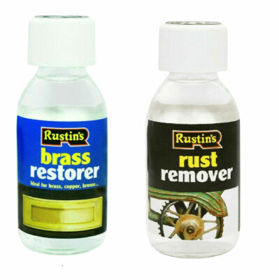 Rustins Brass Restorer & Rust Remover 125ml Ideal For Brass/Rust ...