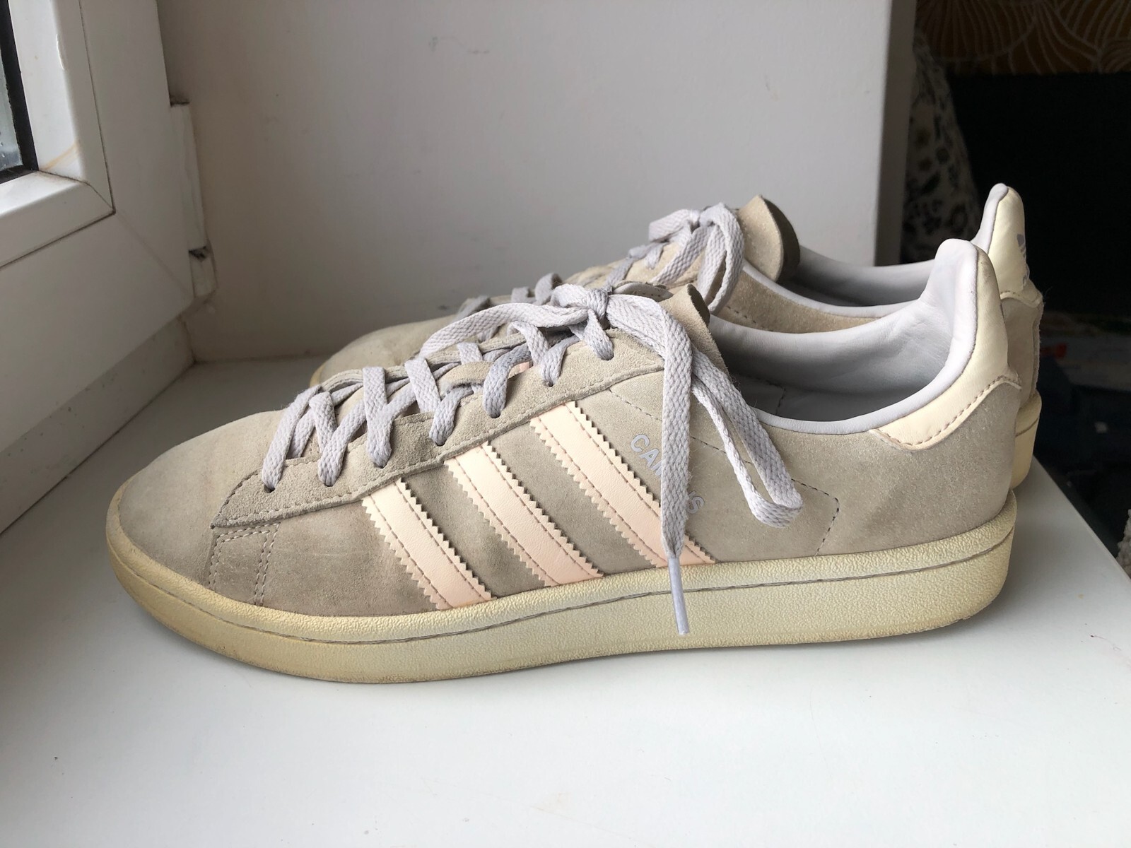 Adidas Beige Original Campus ART CG6046 Casual Suede … - Gem