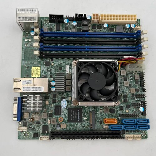 For Supermicro X10SDV-4C-TLN2F Server Motherboard 6 *SATA3 Mini-ITX ...
