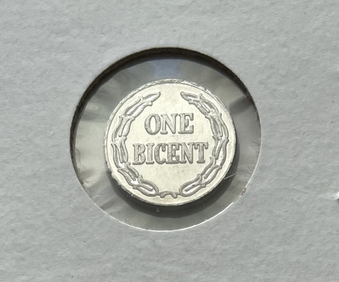 Bicentennial U.S.A. 1776-1976 One BICENT 13mm Aluminium Token | eBay