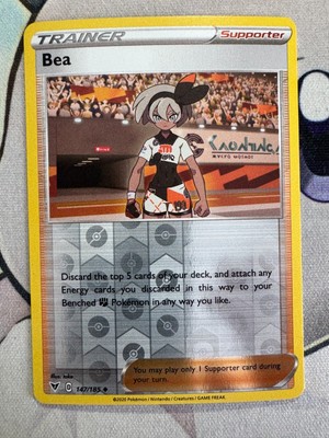 Bea Reverse Holo English Pokemon TCG BKBO85 | eBay