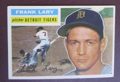 1956 Topps Frank Lary (Detroit Tigers) #191 VG/EX | eBay