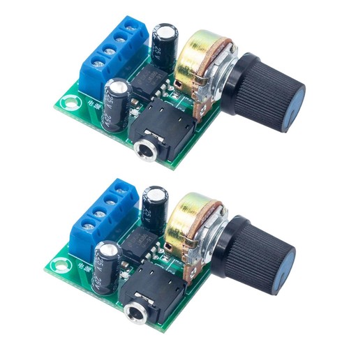 2 Pieces LM386 Amplifier Board Volume Control DC3-12V for DIY Sound ...
