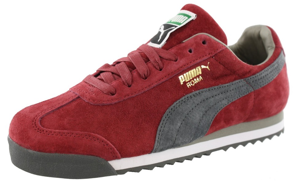 PUMA MEN'S ROMA SUEDE CLASSIC RETRO SNEAKERS | eBay