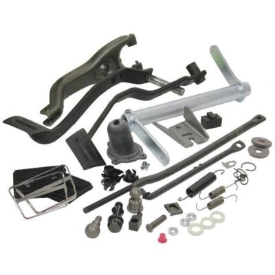 C3 Corvette 68-82 Manual Trans Changeover Kit (Pedals, Rods, Z-Bar ...