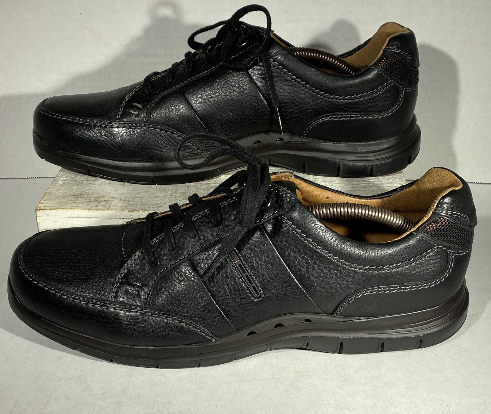 CLARKS UNstructured “HOMMES” Men’s Size 13 M Leather Black Casual ...