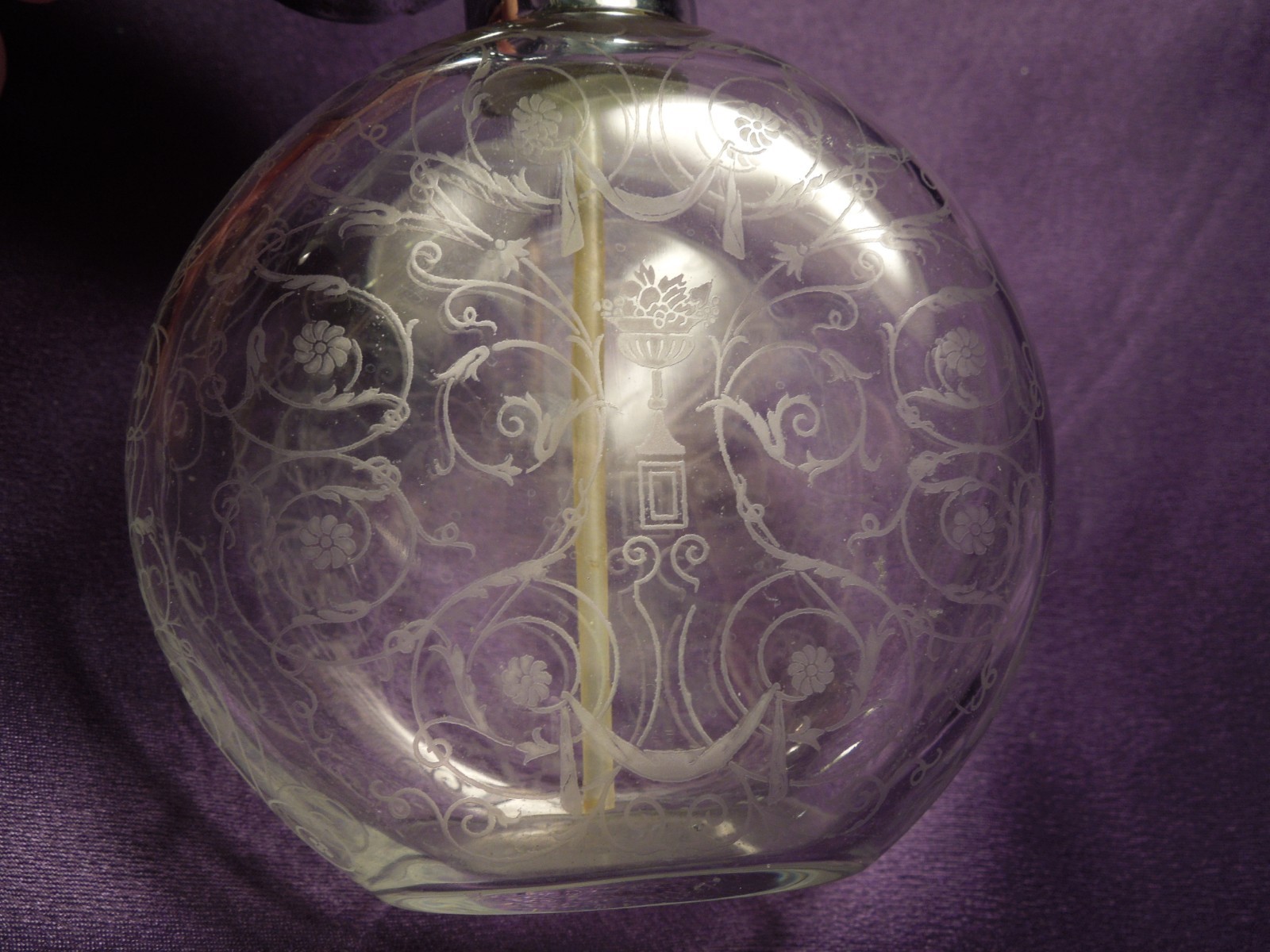 Marcel Franck Signed Baccarat Empty Spray Perfume Vial Atomizer Made in ...