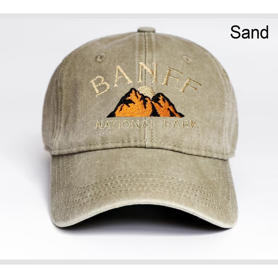 Banff National Park Embroidered Cap Hat Baseball Hat Nature Hat, Gift ...