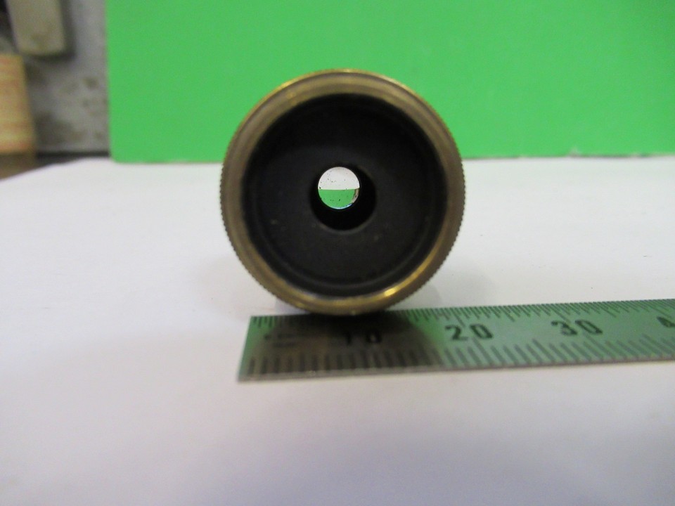 ANTIQUE BRASS OBJECTIVE "6" LEITZ GERMANY MICROSCOPE PART AS PICTURED ...
