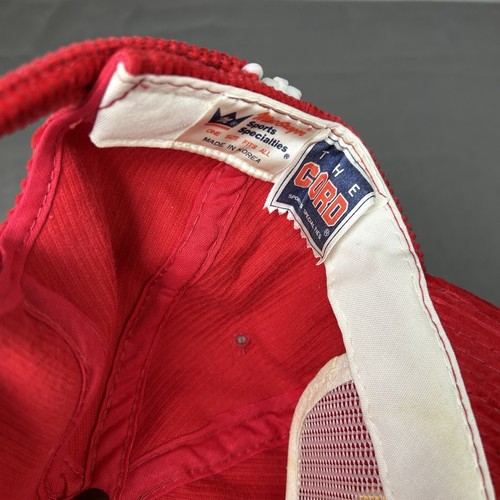 Vintage NFL Kansas City Chiefs Script Corduroy Hat Sports Specialties ...