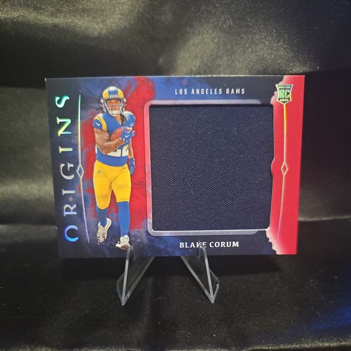Blake Corum Panini Origins Big Patch Rookie Card #ed /99 Los Angeles ...