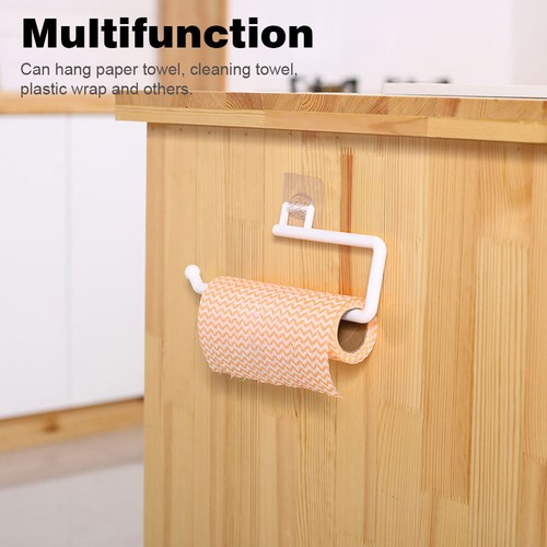Multifunction Cabinet Towel Hanger Wall Mounted Kitchen Paper Roll ...