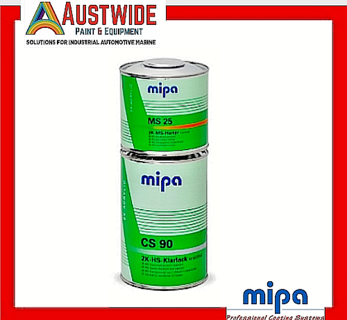 2k Gloss Clear HS Clear Kit Mipa CS 90 automotive 1.5 L SCRATCH ...
