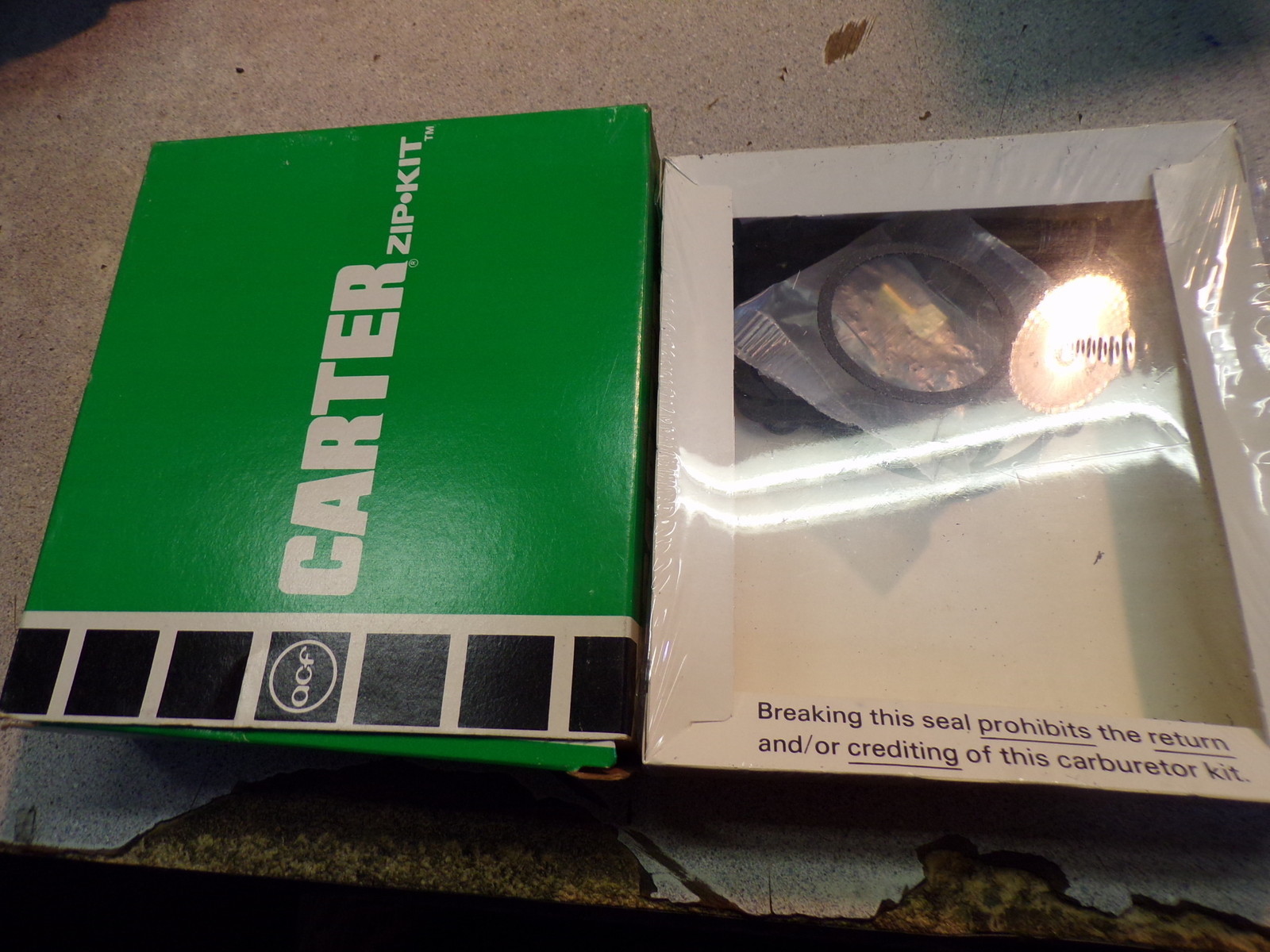 NEW ACF Carter 902-354B Zip Carburetor Kit AAKC *FREE SHIPPING* | eBay