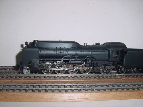Katsumi D51 Brass Steam Locomotive - FM Custom Upgrade LED Headlight HO ...