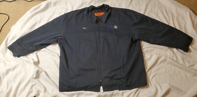 Vintage Continental Express Cintas Navy Blue Zip Up Size 2XL Jacket | eBay