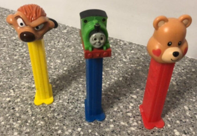 Disney Thomas Train Percy Lion King Timon Heart Bear PEZ Dispensers Lot ...