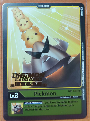 Pickmon - BT5-003 (Digimon Card Game Digifest Festival 2022) | eBay