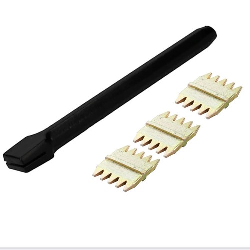 Scutch Chisel 25mm 1” Masonry Chisel Comb with 3 x UK made Combs ...