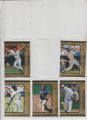 1999 UPPER DECK BASEBALL GRAND SLAM RECORD BREAKERS COMPLETE 10-CARD ...