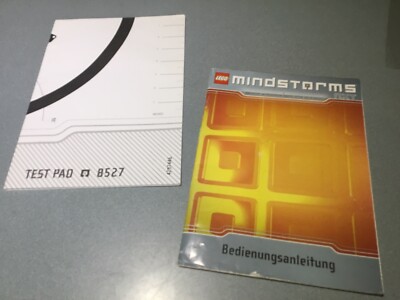 Lego Mindstorms NXT MANUAL Instructions in GERMAN TEXT + TEST PAD 827 ...