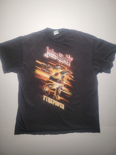 Judas Priest Shirt Men XL Firepower Tour Y2K Rock Metal Official Merch ...