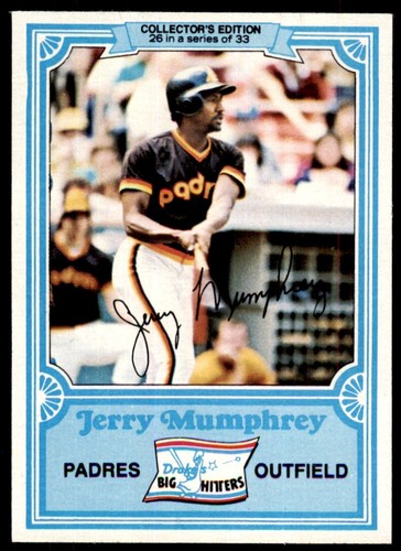 1981 Topps.Drake's Jerry Mumphrey . San Diego Padres #26 | eBay