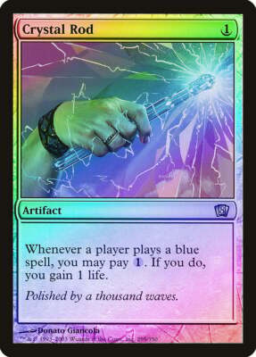 Crystal Rod FOIL 8th Edition NM Artifact Uncommon MAGIC MTG CARD ...