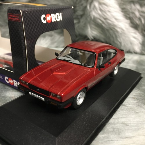 NEW Corgi Vanguards 1:43 Ford Capri Mk3 2.0S Imperial Red Metallic ...