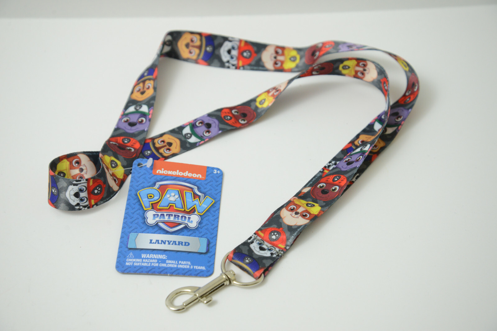 Paw Patrol Lanyard Key Chain ID Holder Metal Clip Nickelodeon Necklace ...