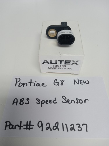 OEM# 92211237 New ABS Wheel Speed Sensor (Rear Right & Left Side) | eBay