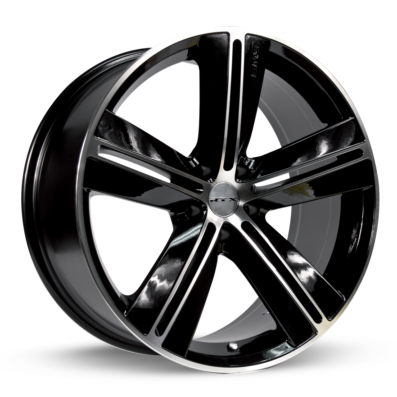 18 inch 18x7.5 RTX SMS Black Machined wheel rim 5x115 +20 | eBay