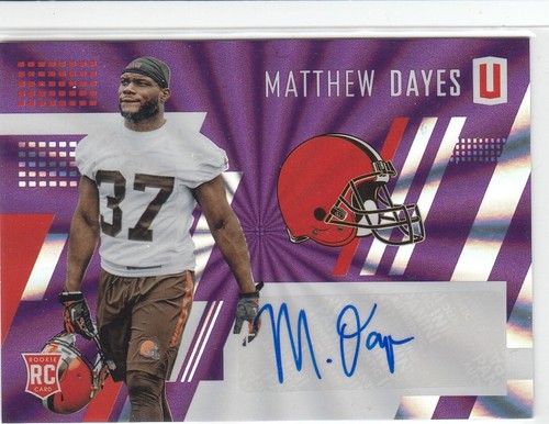 2017 Panini Unparalleled - Class of 2017 Rookie Matthew Dayes #204 ...