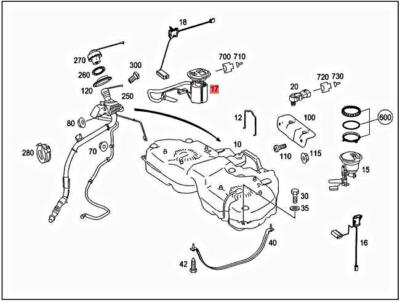 2006-2014 Mercedes-Benz R-Class W251 V251 MERCEDES Feed unit Fuel Pump ...
