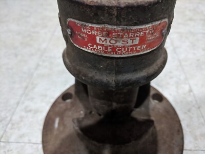 Vintage Morse-starrett Cable Cutter No.2 | eBay