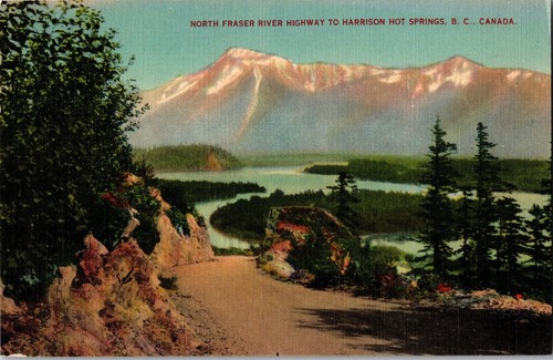 British Columbia North Fraser River Highway to Harrison Hot Springs ...