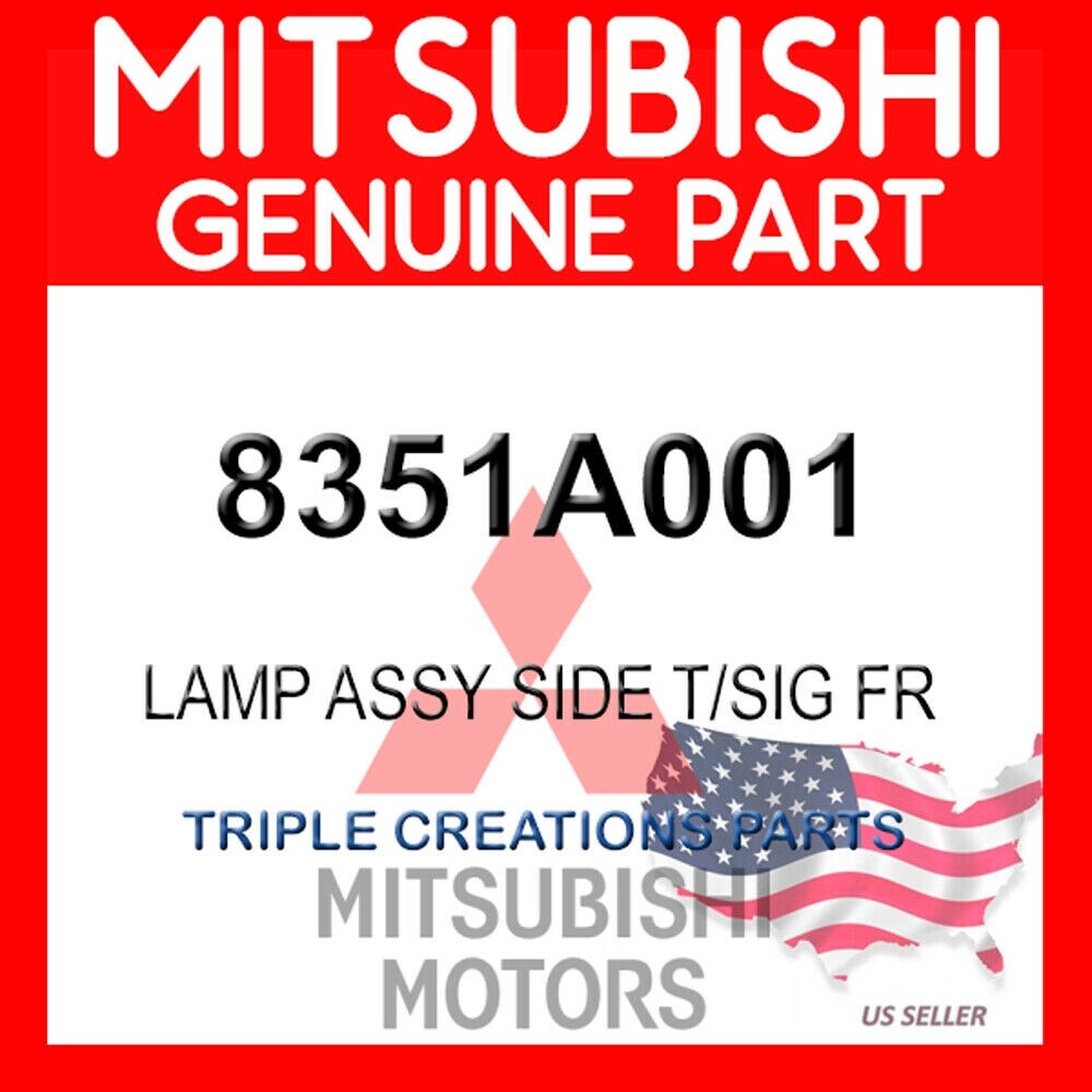 Genuine Mitsubishi 8351A001 Lamp Assy Side T/Sig Fr OEM | eBay
