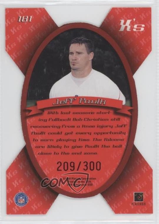 1999 Playoff Momentum SSD Rookie Xs /300 Jeff Paulk #181 Rookie RC | eBay