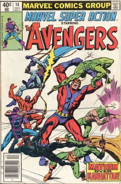 Marvel Super Action #14 (Newsstand) VG; Marvel | low grade - Avengers ...