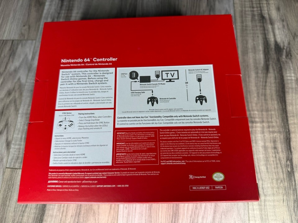 Switch N64 Controller NSO N64 controller Nintendo Switch Online New US ...