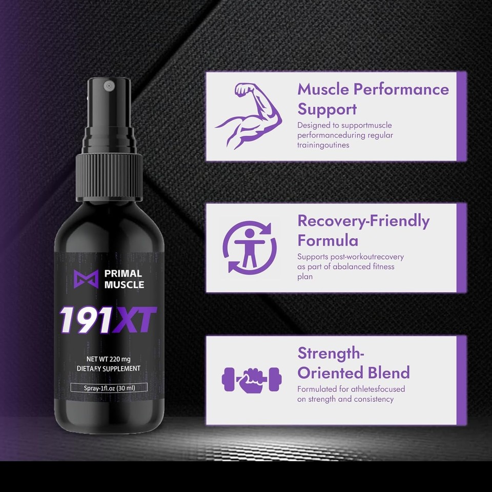 Primal Muscle 191Xt Recovery Spray | 191Xt Primal Muscle Spray, a Plant ...
