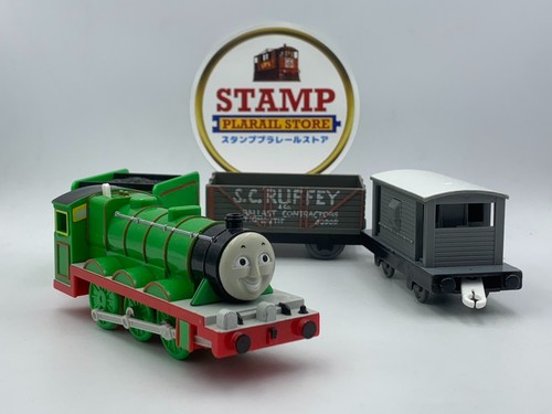 Tomy Trackmaster Plarail Henry the Green Engine Freight Set | eBay
