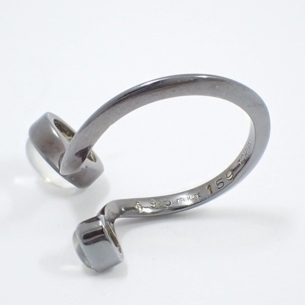 GEORG JENSEN 159 TORUN Ring Silver 925 Moonstone US6.… - Gem
