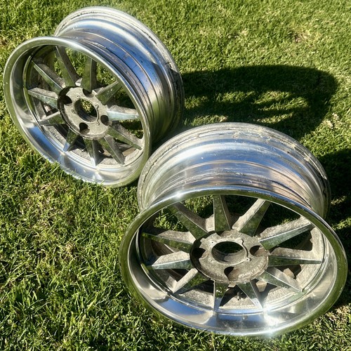 Work Ewing Emotion 15x7 +20 Vintage Rare 4x114.3 Pair 2 Wheels JDM No ...